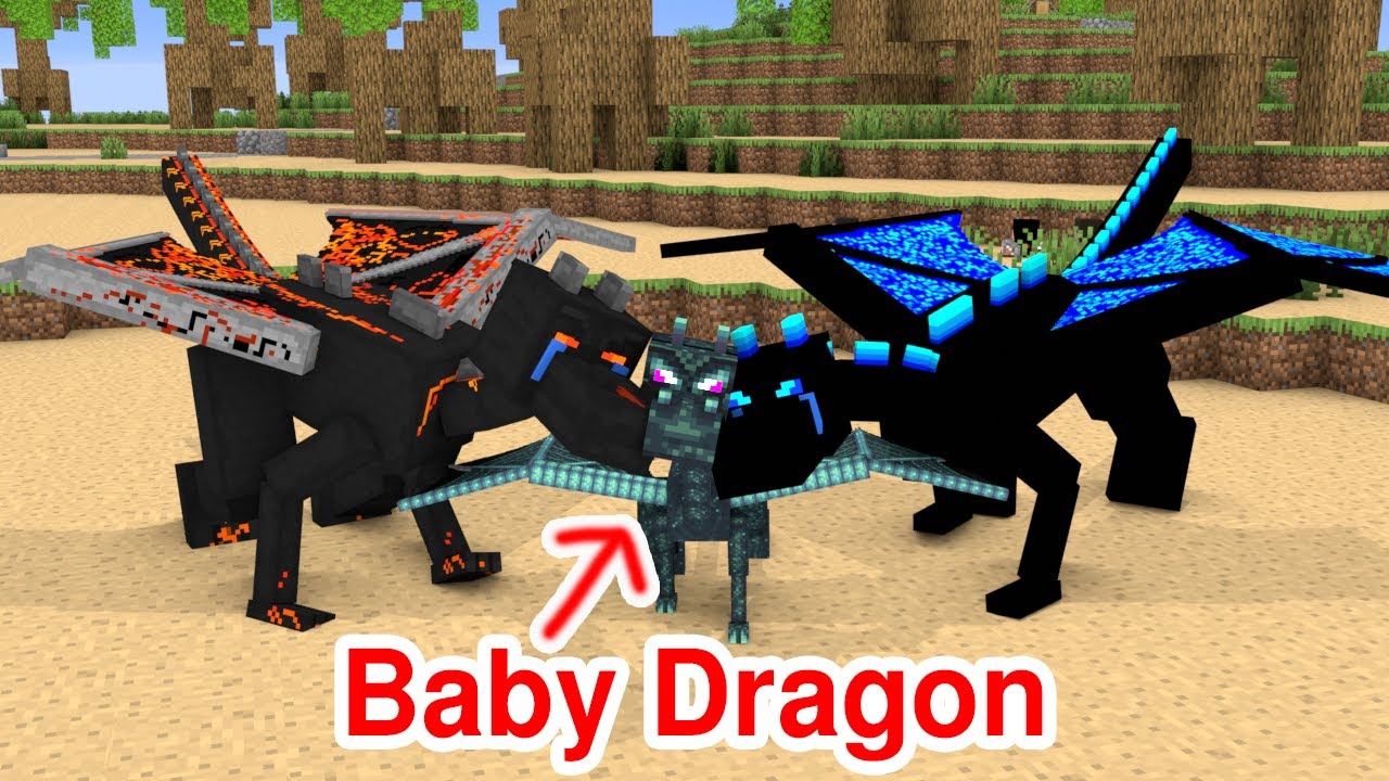 Monster School : Baby Dragon Finds Its Parents - Sad Story - Minecraft ...