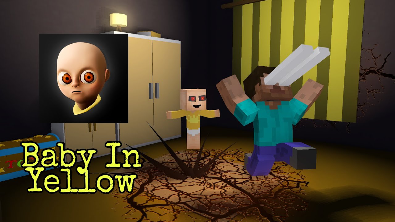 Monster School : Baby In Yellow Horror Game Challenge - Minecraft ...