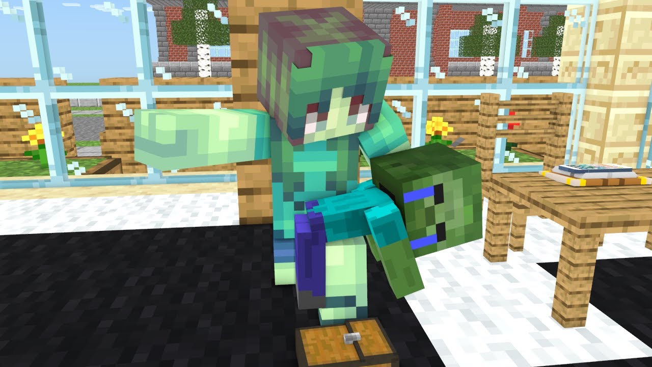 Monster School : DISHONEST BABY ZOMBIE - Minecraft Animation ...