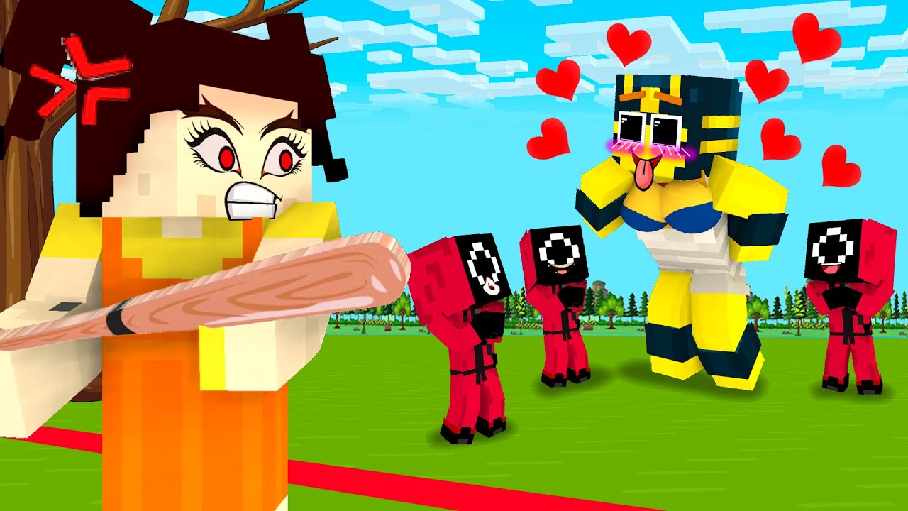 Monster School : Squid Game Dolls AnKha With Baby Zombie - Sad Story ...