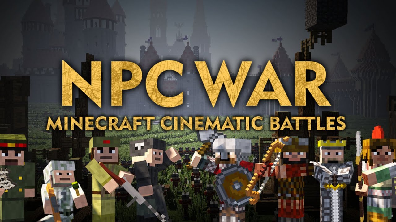 NPC WAR: Minecraft Cinematic Battles | Channel trailer 2021 - Minecraft ...