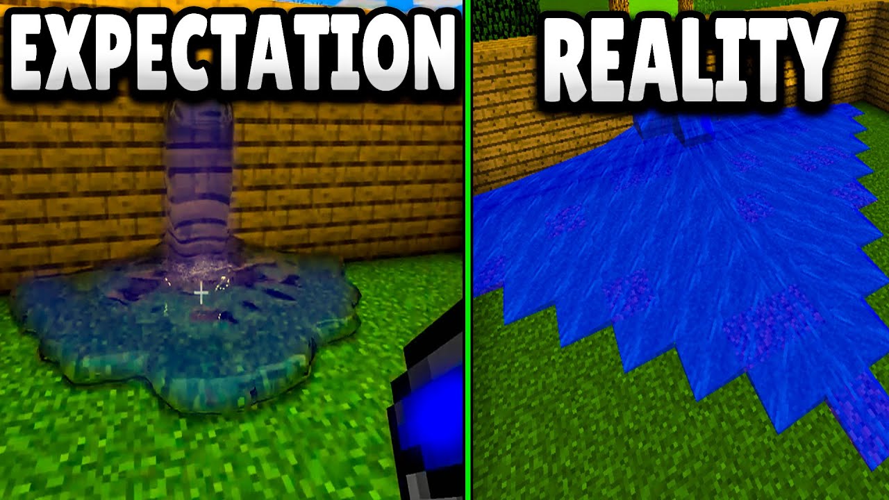 REALISTIC MINECRAFT | Expectation VS Reality #1 - Minecraft videos