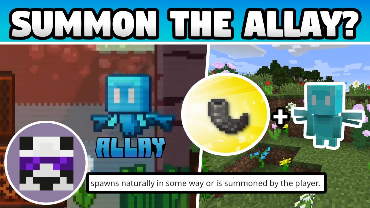 SUMMON THE ALLAY OR FIND IT? (Minecraft 1.19 Wild Update) - Minecraft ...