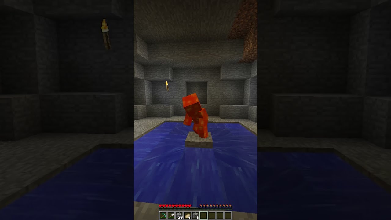 Saving SCP from WATER to HELP ME in MINECRAFT! #shorts - Minecraft videos