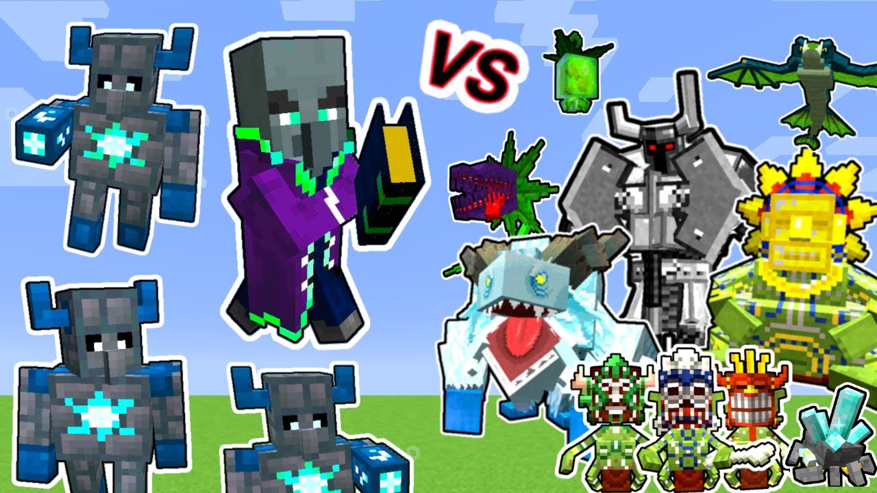 Summoner Vs. Mowzie's Mobs Monsters in Minecraft - Minecraft videos