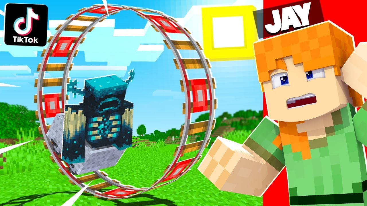 Testing Level 100 TikTok Minecraft Hacks - Minecraft videos