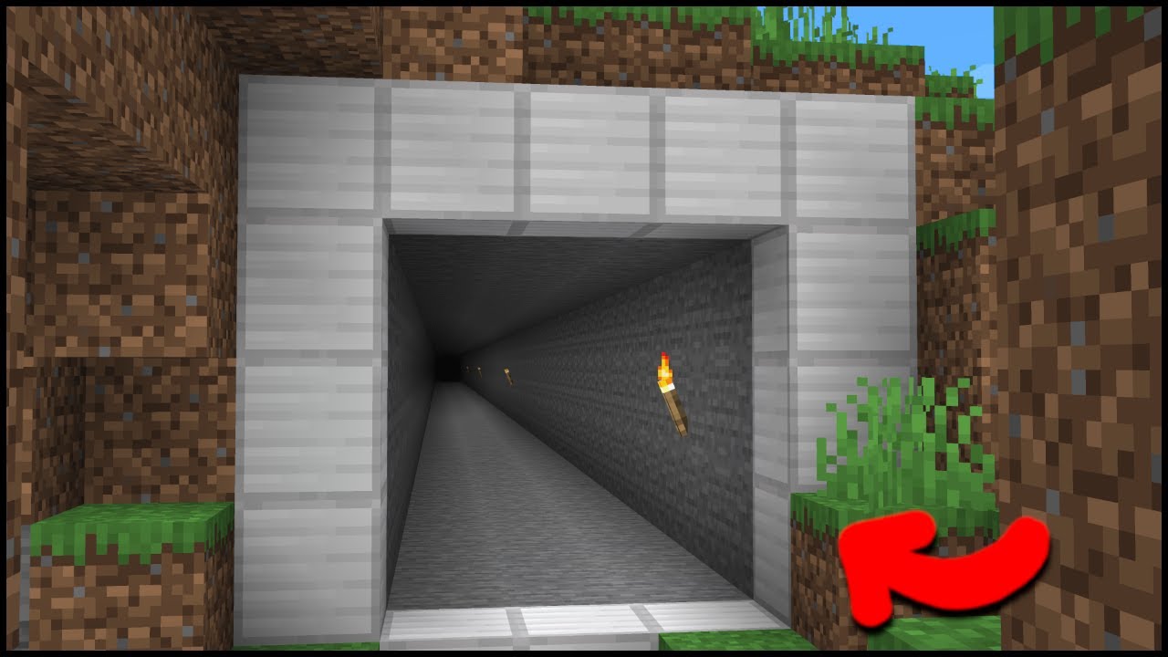 The DARKEST Tunnel in Minecraft! - Minecraft videos