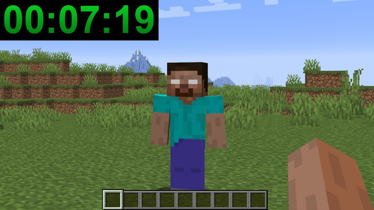 The FUNNIEST FAKE Minecraft Speedruns... - Minecraft videos