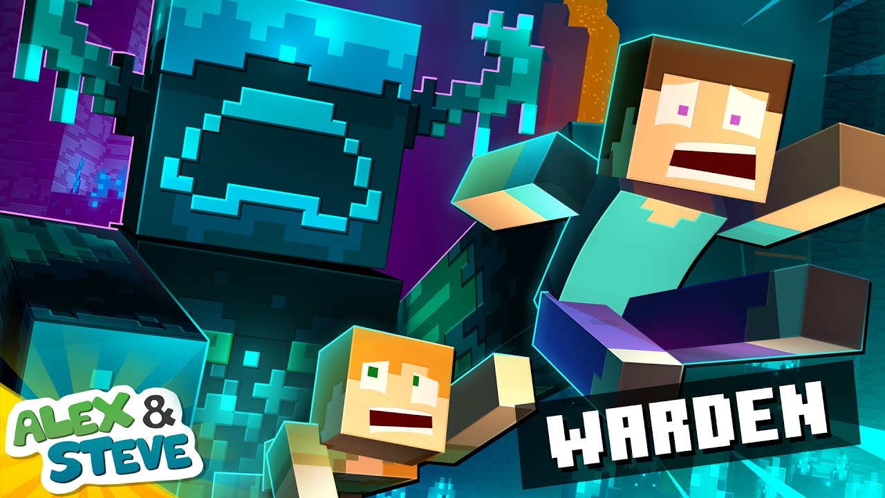The Warden: Minecraft Movie | Minecraft Animation | Alex and Steve ...