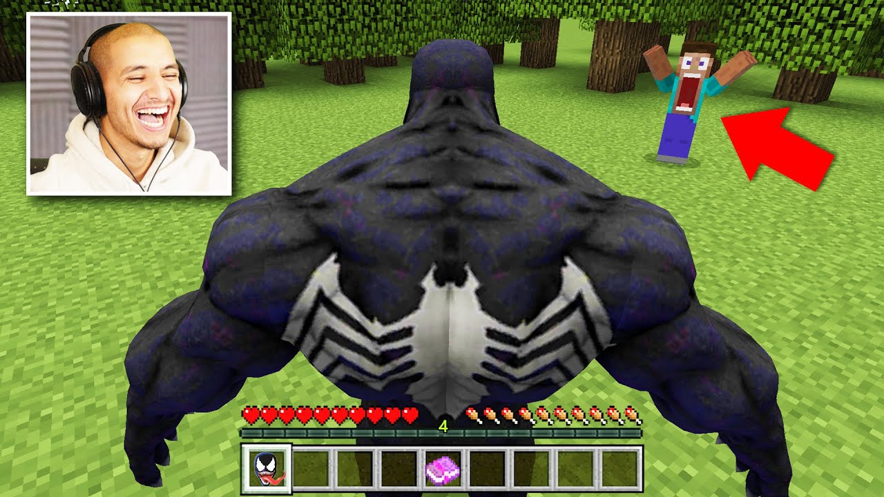 Trolling as VENOM in MINECRAFT! - Minecraft videos