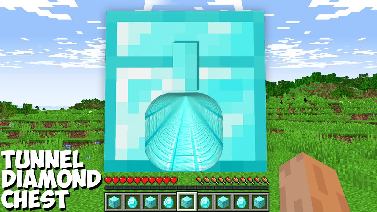 WHERE does lead SECRET PASSAGE TUNNEL in DIAMOND CHEST in Minecraft ...