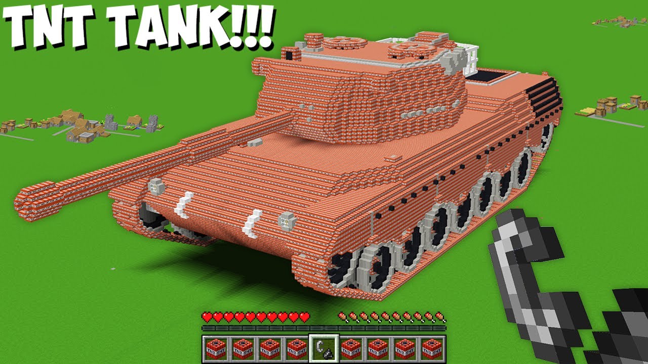 What WILL HAPPEN IF YOU LIGHT TANK OF TNT in Minecraft Challenge 100% ...