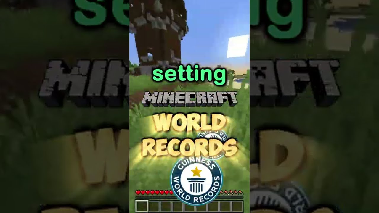 breaking minecraft world records: VINES - Minecraft videos