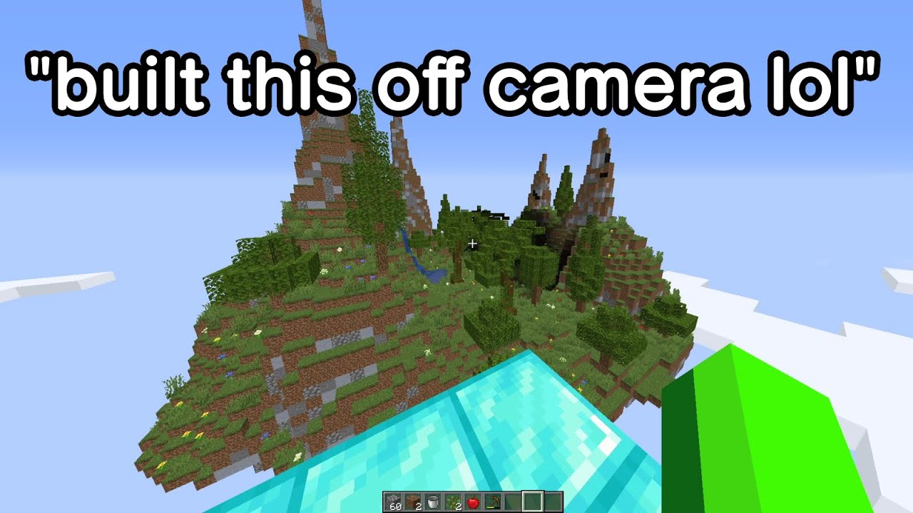 fake minecraft skyblock lets plays be like - Minecraft videos