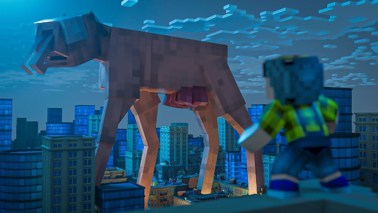 BIG CHARLIE ATACOU A CIDADE NO MINECRAFT!! ( Trevor Henderson ...