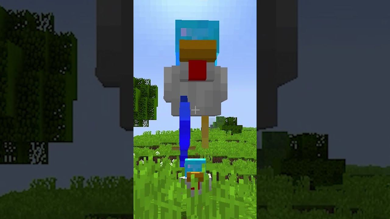 CLOWNS got RESCUED BY BUFF CHICKEN in Minecraft! #shorts - Minecraft videos