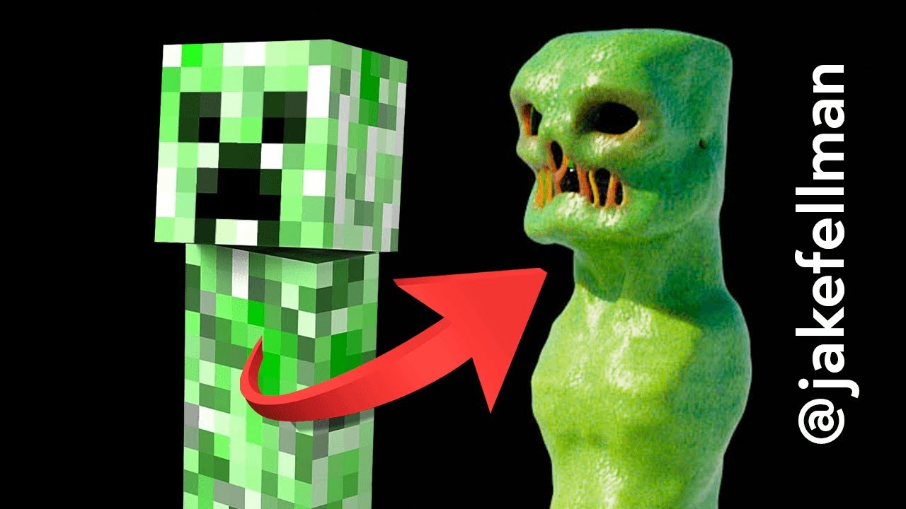 CURSED Minecraft Creeper #Shorts - Minecraft videos
