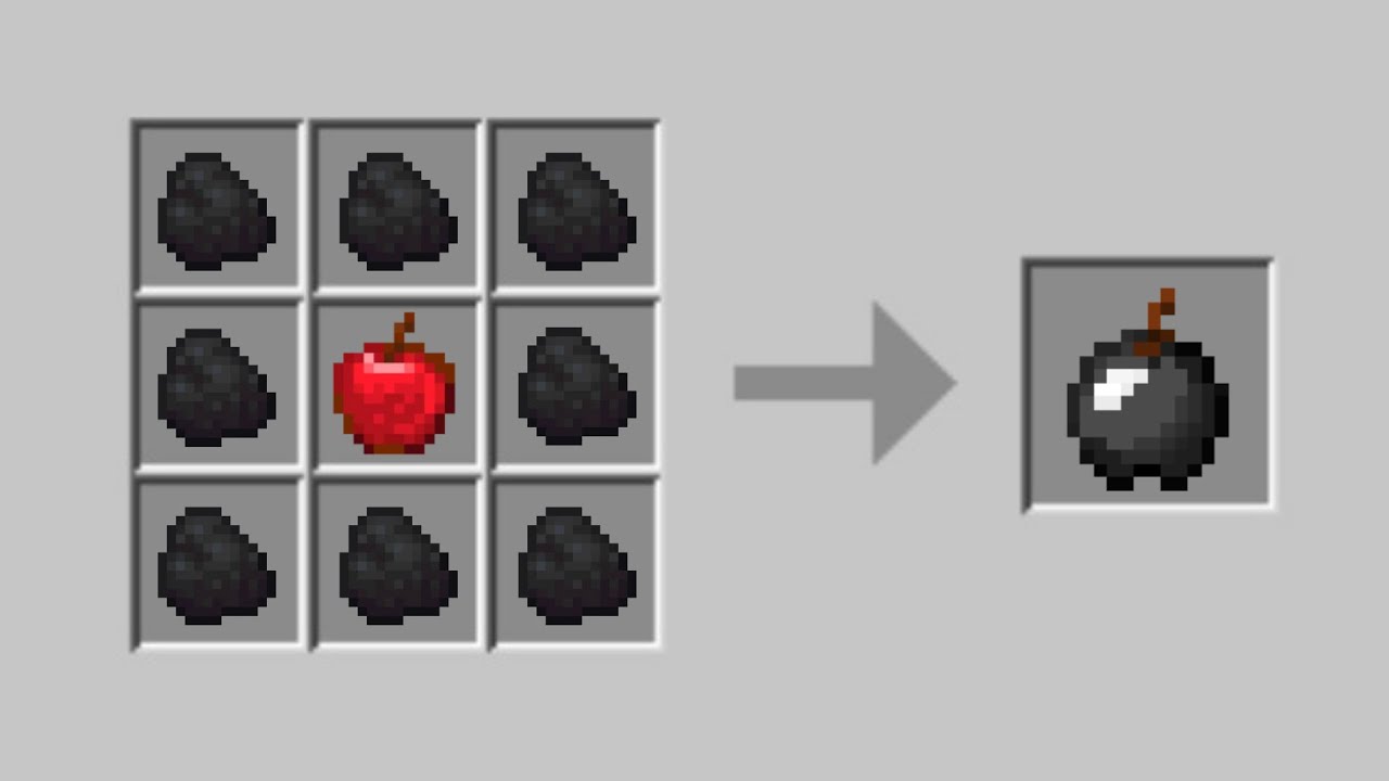 Coal apple?? (Minecraft Meme) - Minecraft videos