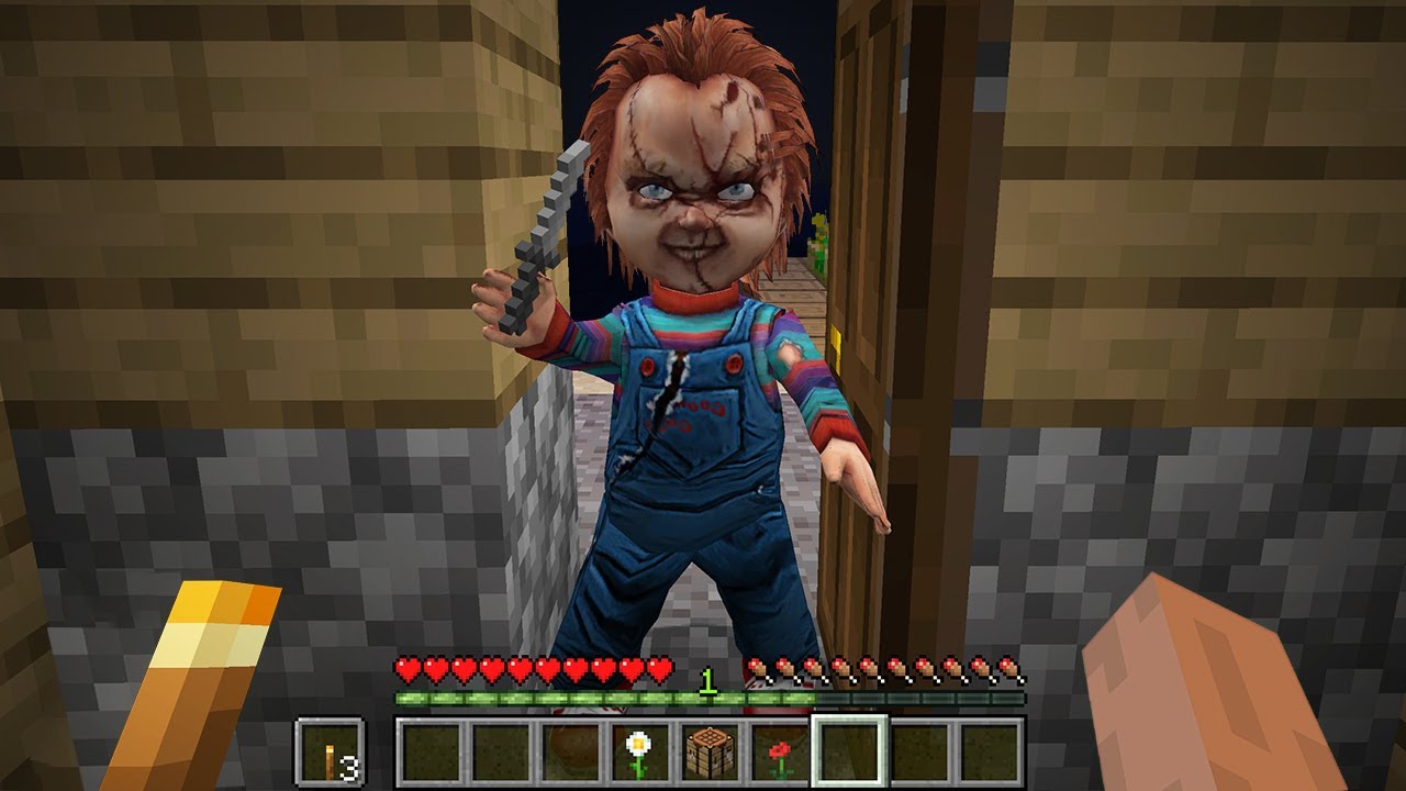 DON'T OPEN DOOR TO CHUCKY in MINECRAFT vs MINIONS and HUGGY WUGGY ...