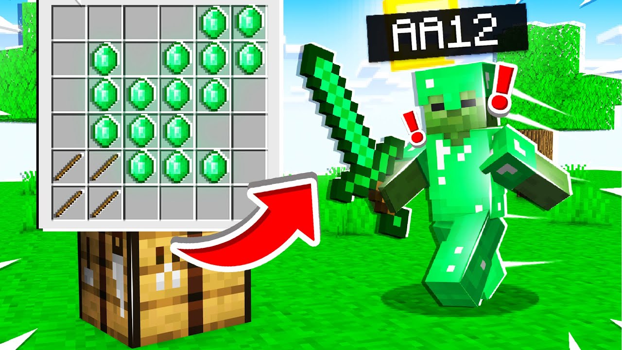How To Craft EMERALD TOOLS in Minecraft! - Minecraft videos