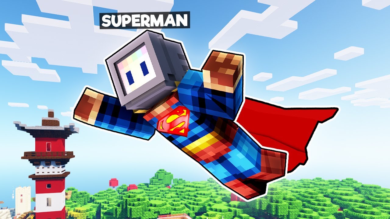 I AM PLAYING MINECRAFT AS SUPERMAN TO HELP CHAPATI - Minecraft videos