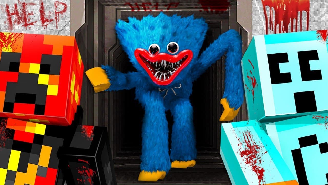 I Trapped POPPY PLAYTIME in Minecraft with Craftee - Minecraft videos