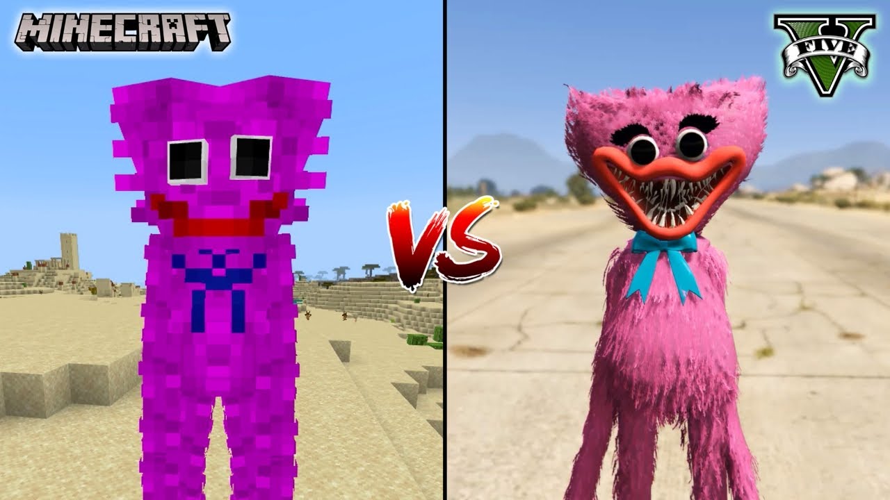 MINECRAFT KISSY MISSY VS GTA 5 KISSY MISSY - WHO IS BEST? - Minecraft ...