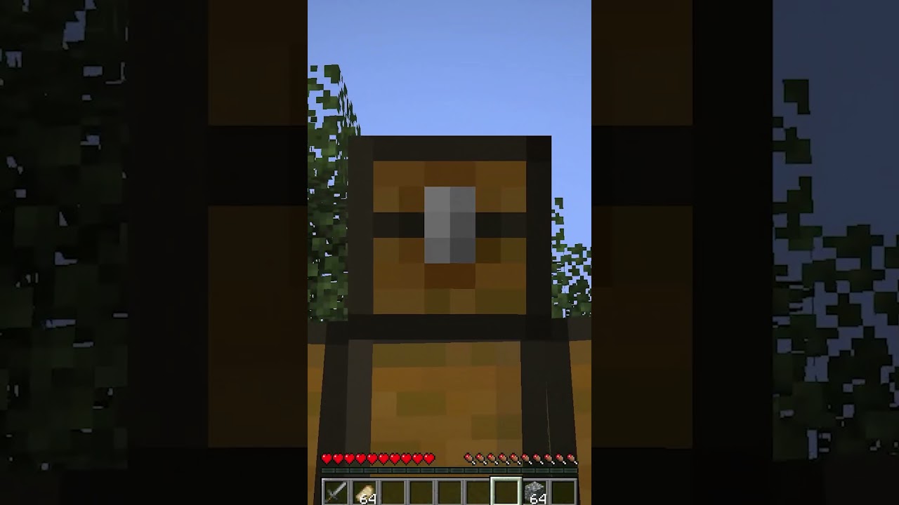 Me ESCONDO dentro de una BASE SECRETA de MINECRAFT #Shorts - Minecraft ...