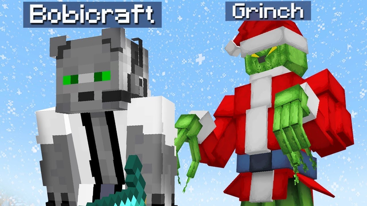 Minecraft 200 Jugadores VS GRINCH - Minecraft videos