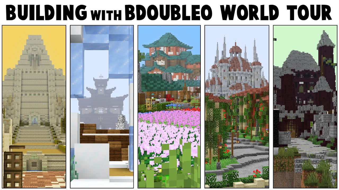 Minecraft Building w/ BdoubleO World Tour & Season 2 Finale - Minecraft ...