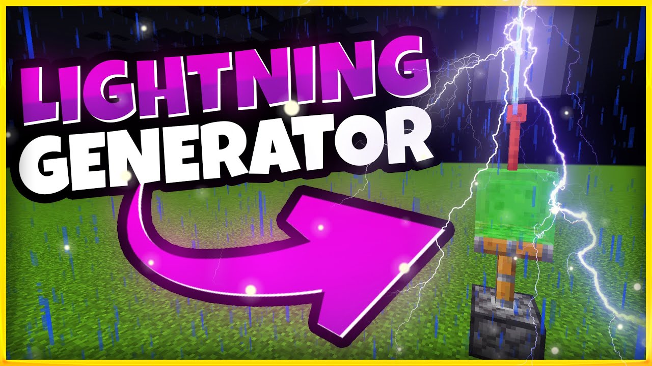 Minecraft Lightning Generator #shorts - Minecraft videos