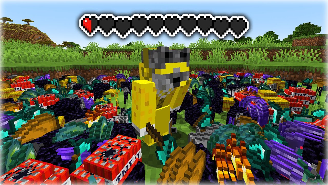 Minecraft Manhunt, But Damage DOUBLES my Items... - Minecraft videos