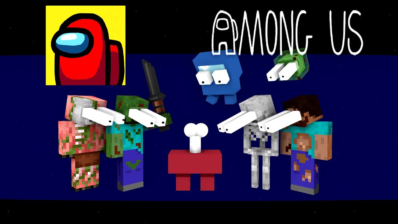 Monster School : Among Us- Minecraft Animation - Minecraft videos