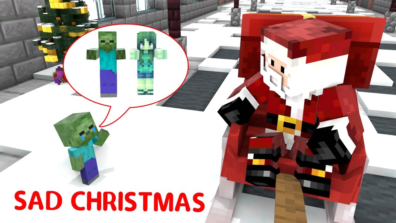 Monster School : SAD CHRISTMAS OF BABY ZOMBIE - Minecraft Animation ...