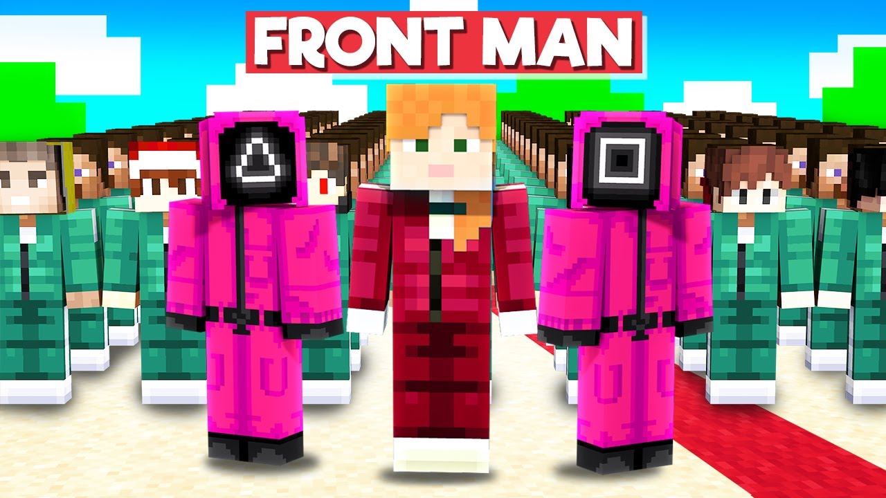 SQUID GAME CHALLENGE WITH 100 PLAYERS | MINECRAFT - Minecraft videos