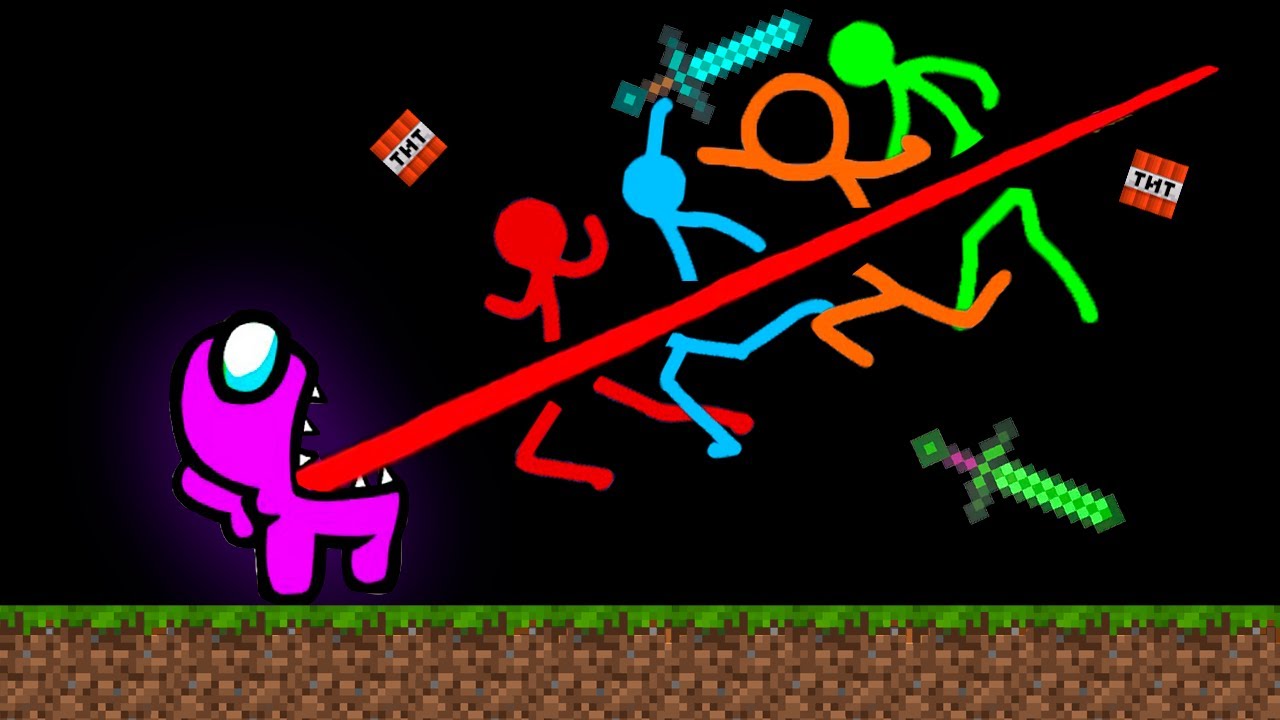 Stickman vs Minecraft Animation vs Minecraft Shorts stick man cartoon ...