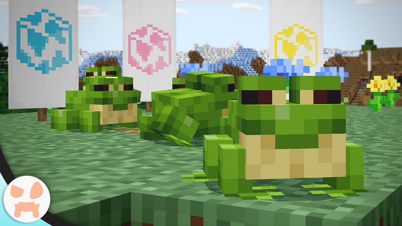 THEY ADDED FROGS + TADPOLES TO MINECRAFT! - Minecraft videos