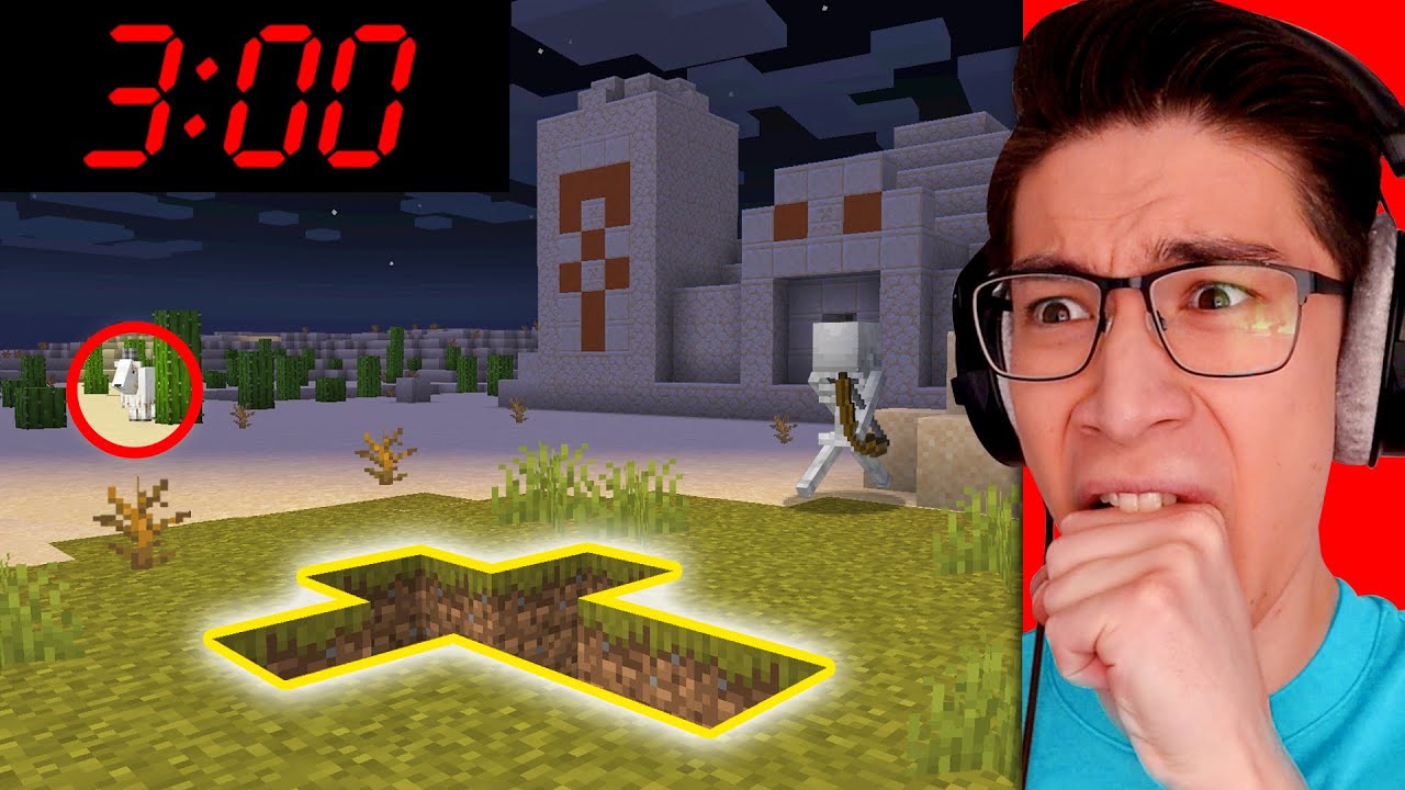 Testing Scary Minecraft Myths at 3 AM - Minecraft videos