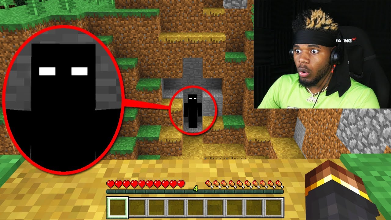 This is Null in Minecraft... *SCARY* - Minecraft videos