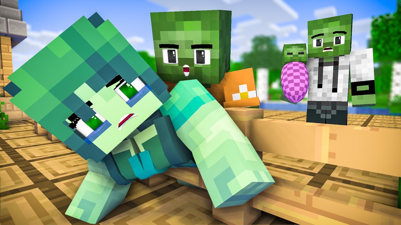 Zombie you gotta help me i'm stuck! and Zombie Life : Minecraft Sad ...