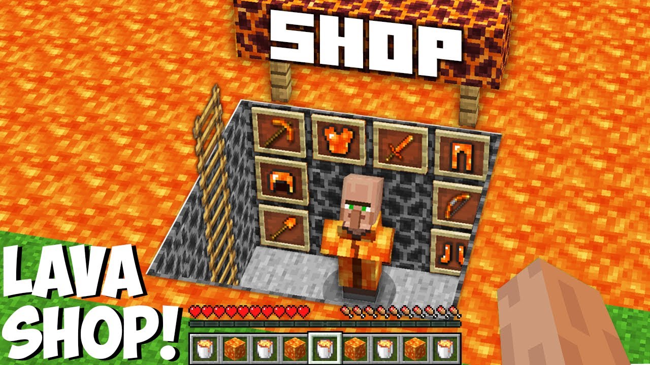 All this time UNDER LAVA THERE WAS SECRET SHOP WITH LAVA ITEMS in ...