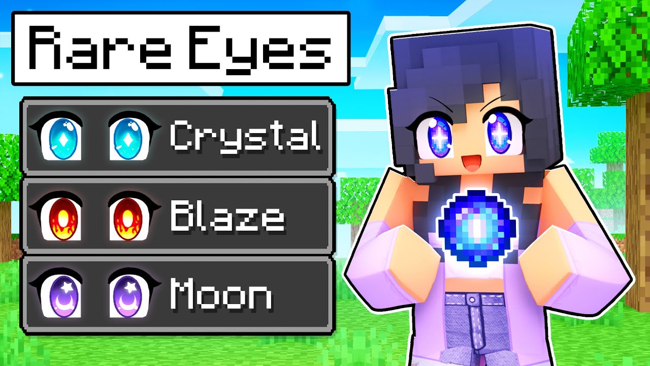 Aphmau Has RARE EYES In Minecraft! - Minecraft videos