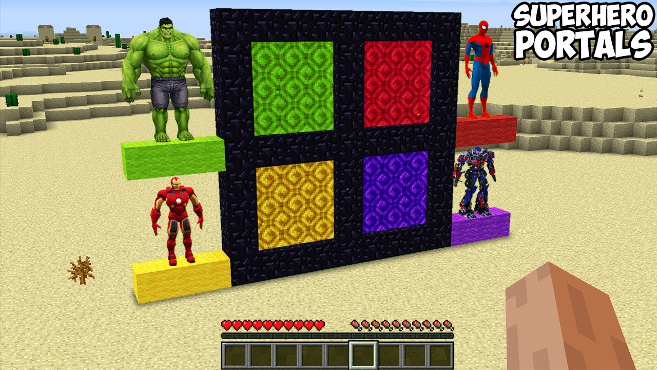 BUILD NEW PORTALS OF HULK! SPIDERMAN! OPTIMUS PRIME! IRON MAN in ...