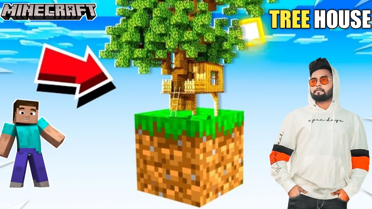 BUILDING MY TREE HOUSE IN MINECRAFT || BB IS LIVE - Minecraft videos