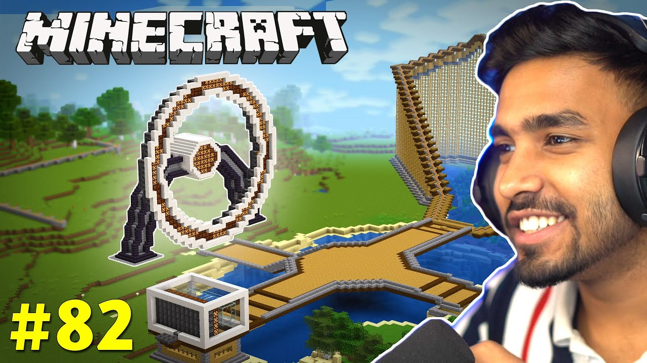 I BUILD A BIG AMUSEMENT PARK | MINECRAFT GAMEPLAY #82 - Minecraft videos