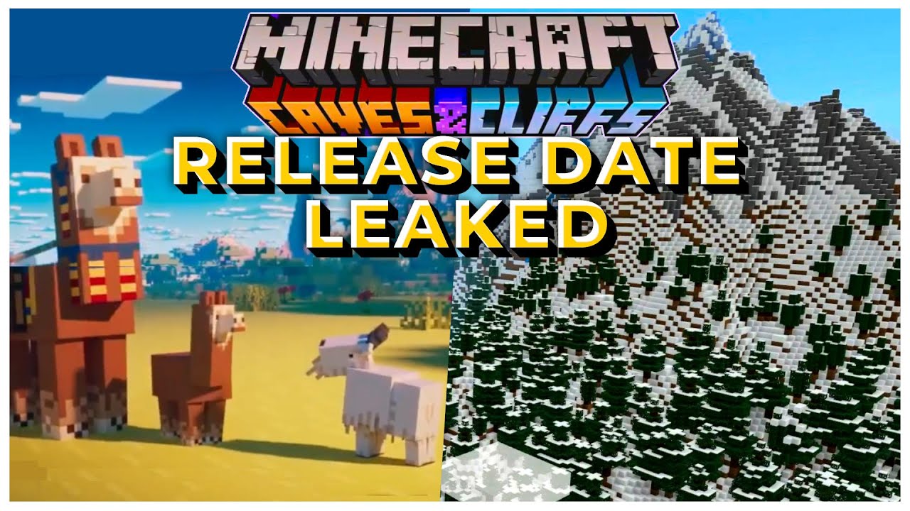 Minecraft 1.17 Release Date NEWS | Minecraft 1.17 Caves & Cliffs Update ...