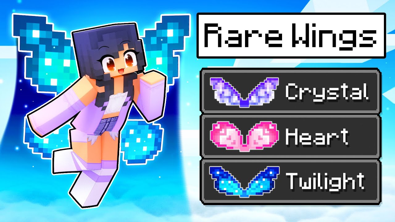 Minecraft BUT There Are RARE Wings! - Minecraft videos