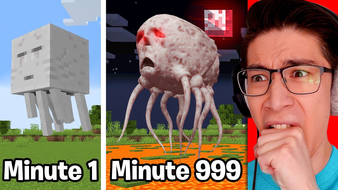 Minecraft, But It Gets Scarier Every Minute - Minecraft videos