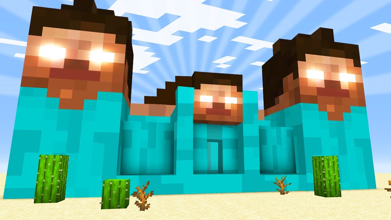 Minecraft, But Players Are Structures... - Minecraft videos