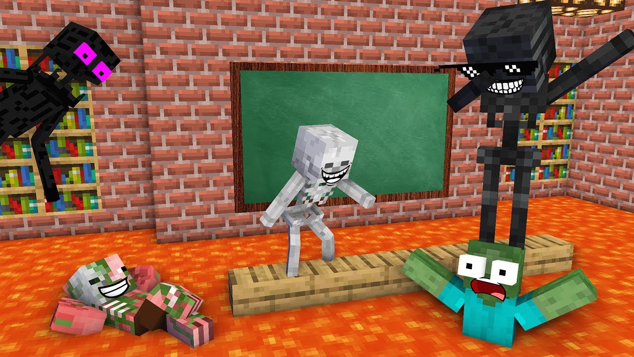 Monster School : BABY MONSTERS FLOOR IS LAVA CHALLENGE ALL EPISODE ...
